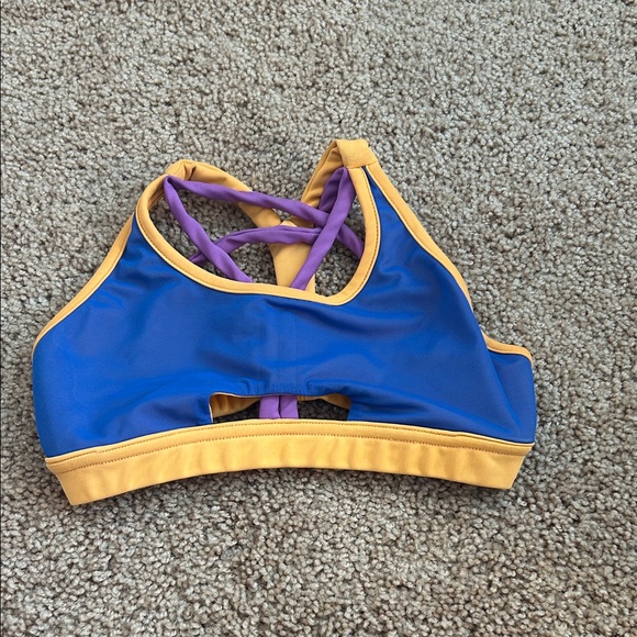 tigerfriday dancewear | One Pieces | Vibrant Blue And Yellow Kids One ...